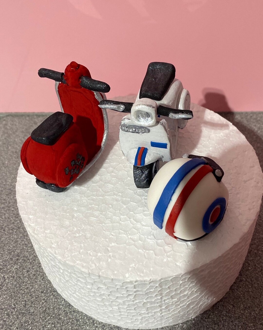 Vespa Cake Topper Mods Cake Topper - Etsy