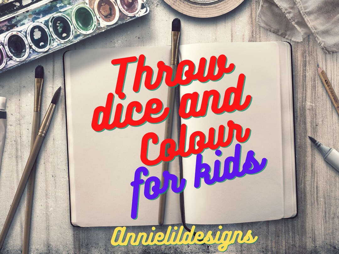 24 Throw Dice and Colour Printables for Kids Plus Printable Dice - Etsy