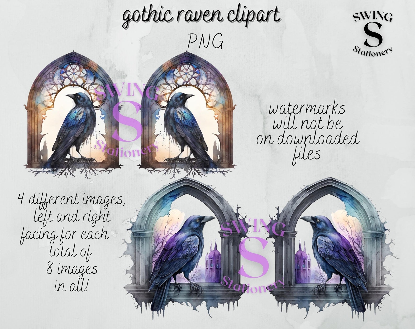 Raven Window Png, Gothic Raven Clipart, Crow Clipart, Gothic Window Art ...