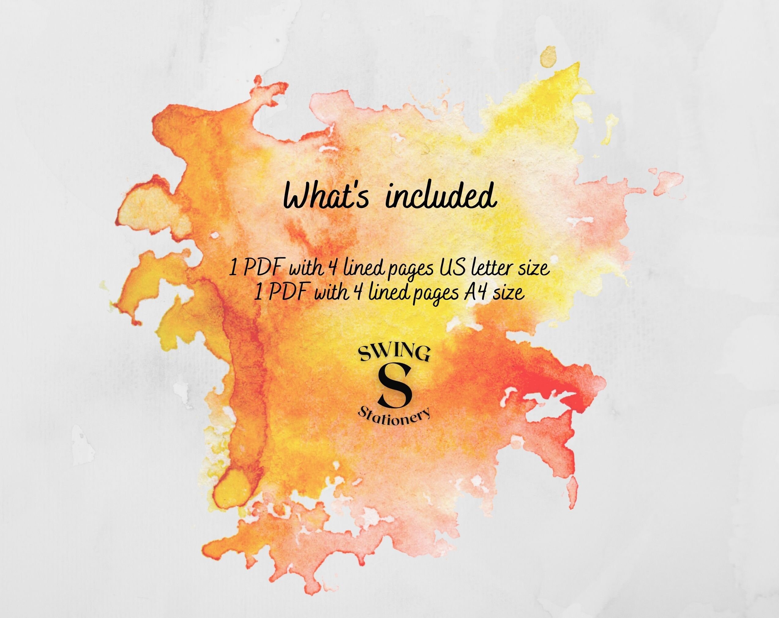 Llama Printable Writing Paper, Downloadable Alpaca Note Paper, Llama ...