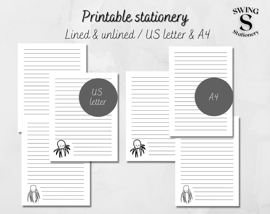 Spider Skull Printable Paper, Black and White Skull Spider, Monochrome ...