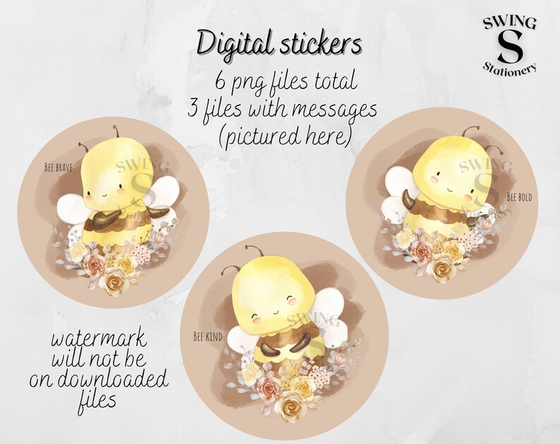 Cute Bee Png Clipart, Bee Kind, Bee Brave, Bee Bold, Bee Digital ...
