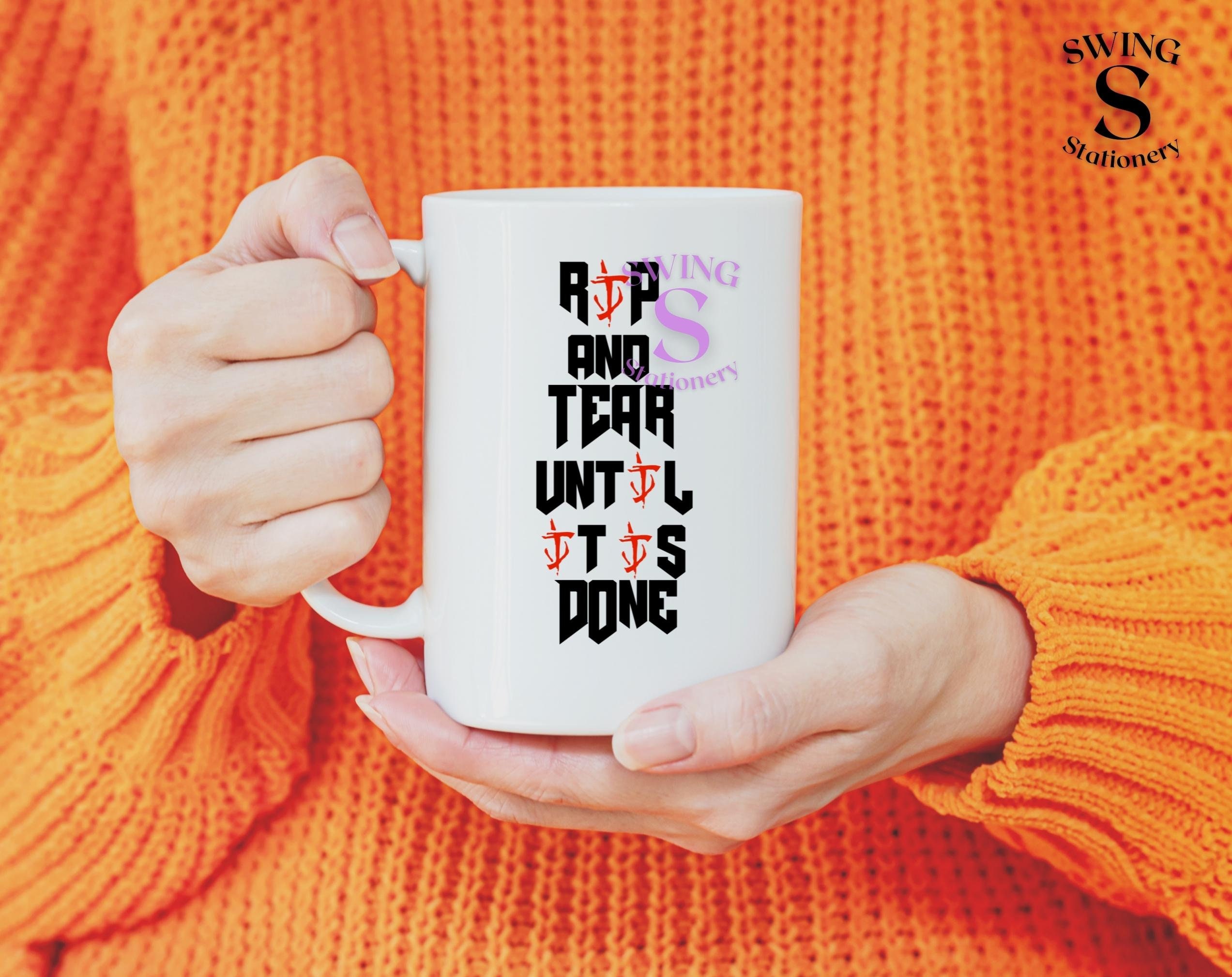 Doom Png, Doom Slayer Svg, Rip and Tear Until It is Done, Doom Eternal ...