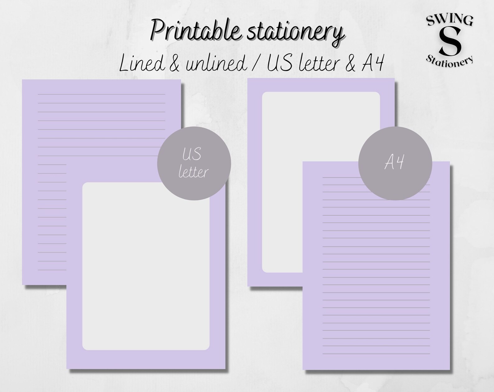 Frankenstein and Bride Printable Writing Paper, Printable Letter Paper ...