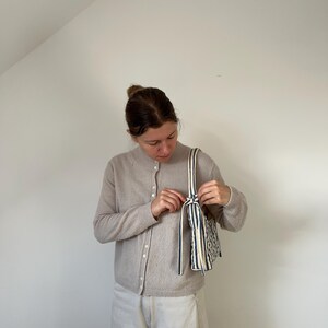 The Mini Slouchy Bow Bag Sewing Pattern I Video Tutorial & Illustrated ...