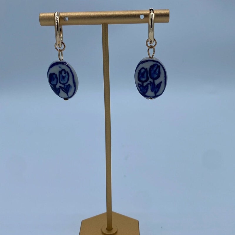 Delft Earrings - Etsy