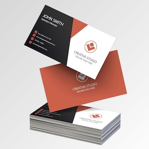 250 Business Cards Printed Thick 16pt Full Color Both Sides Glossy or ...