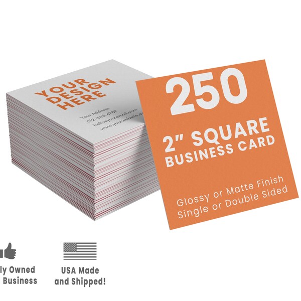 Custom 2 Sided Business Cards - Etsy