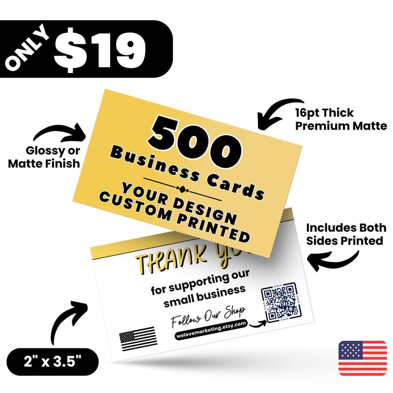 Custom Business Card Full - Etsy