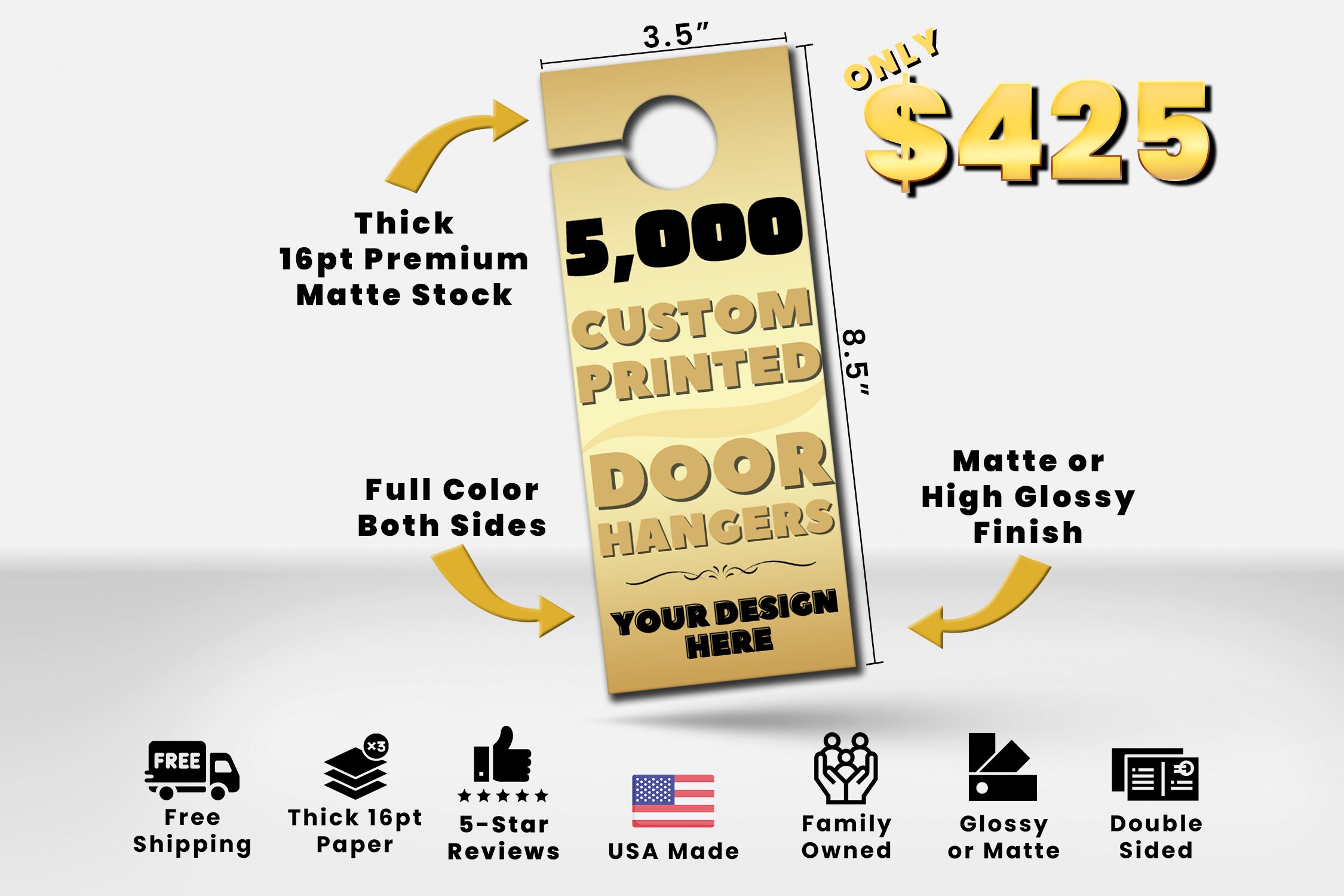 Custom Printed Door Hangers