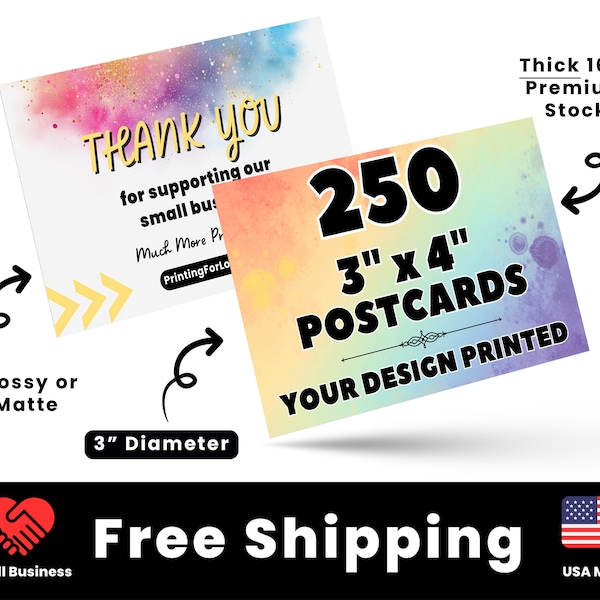 3x4 Cards - Etsy