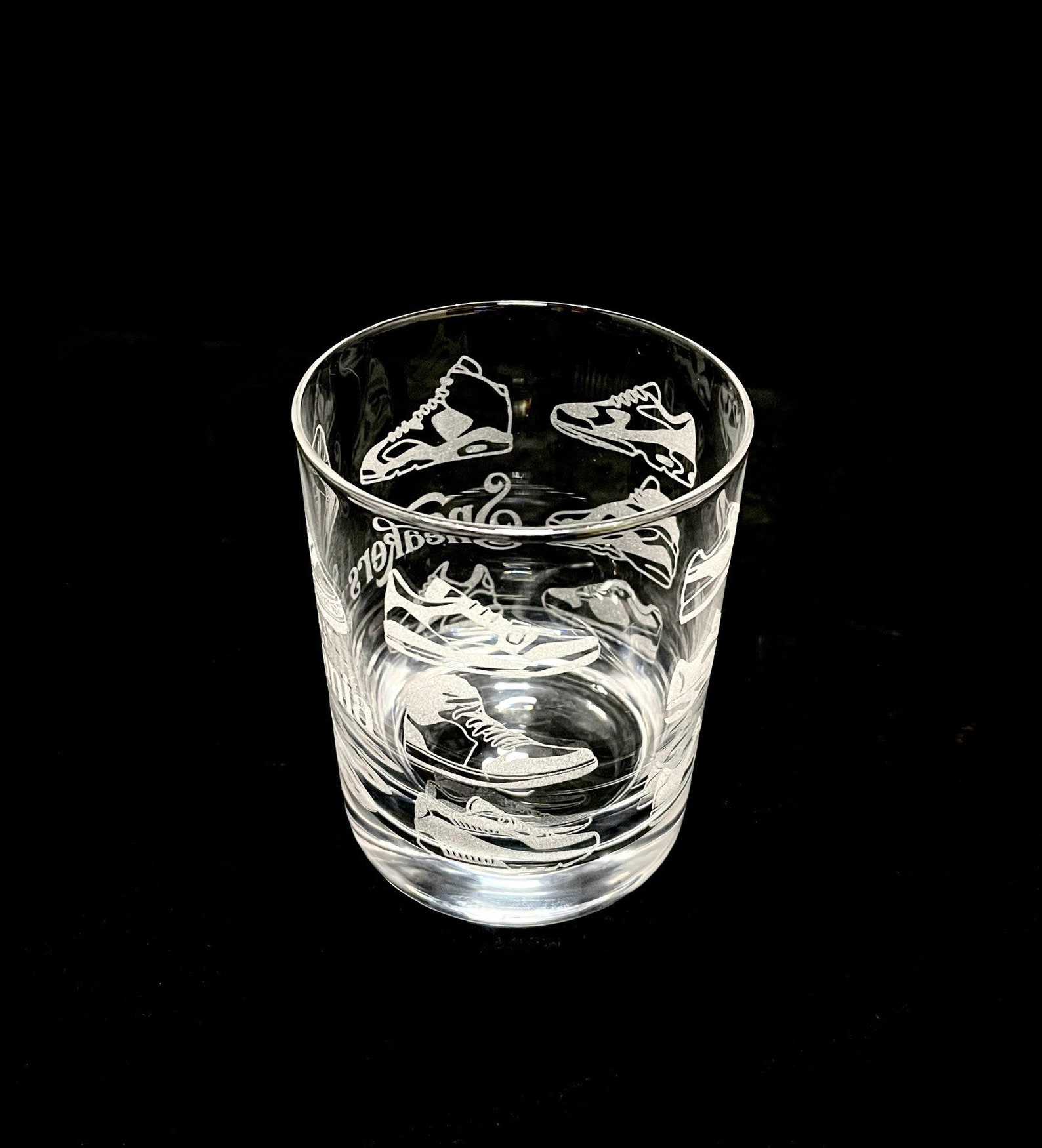 Engraved Sneakers Whiskey Glass: Sports Shoe Lover Gift - Etsy