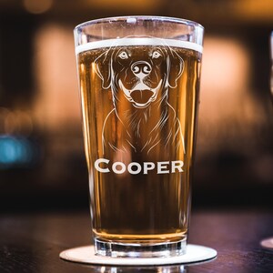 Personalized Labrador Engraved Glass: Custom Dog Lover Gift - Etsy