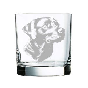 Personalized Labrador Engraved Glass: Custom Dog Lover Gift - Etsy