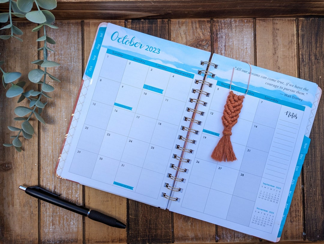 Macrame Bookmark | Macrame Paperclip | Macrame Planner Clip | Calendar ...