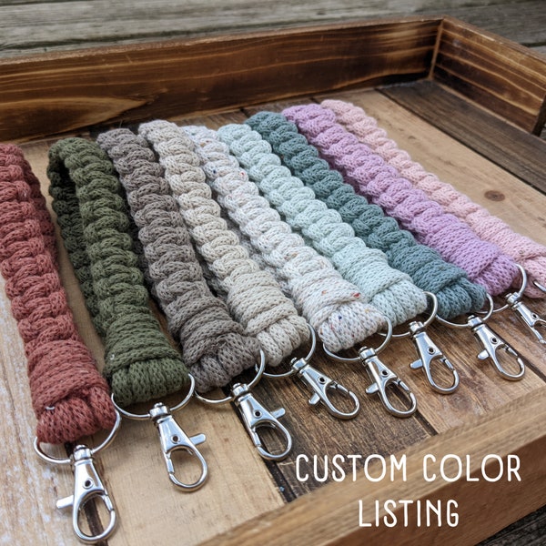 Braided Keychain - Etsy