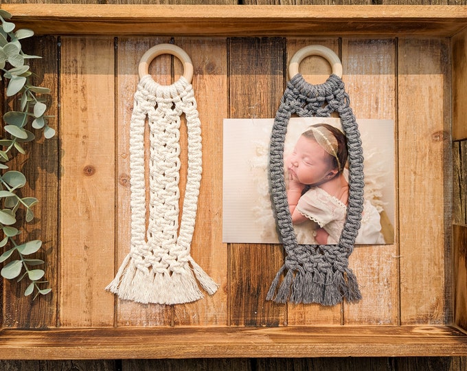 Polaroid Photo Frame | Macrame Frame | Macrame Photos Hanger | Review ...
