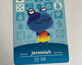 ACNH Series 5 Amiibo Card Ace - Etsy