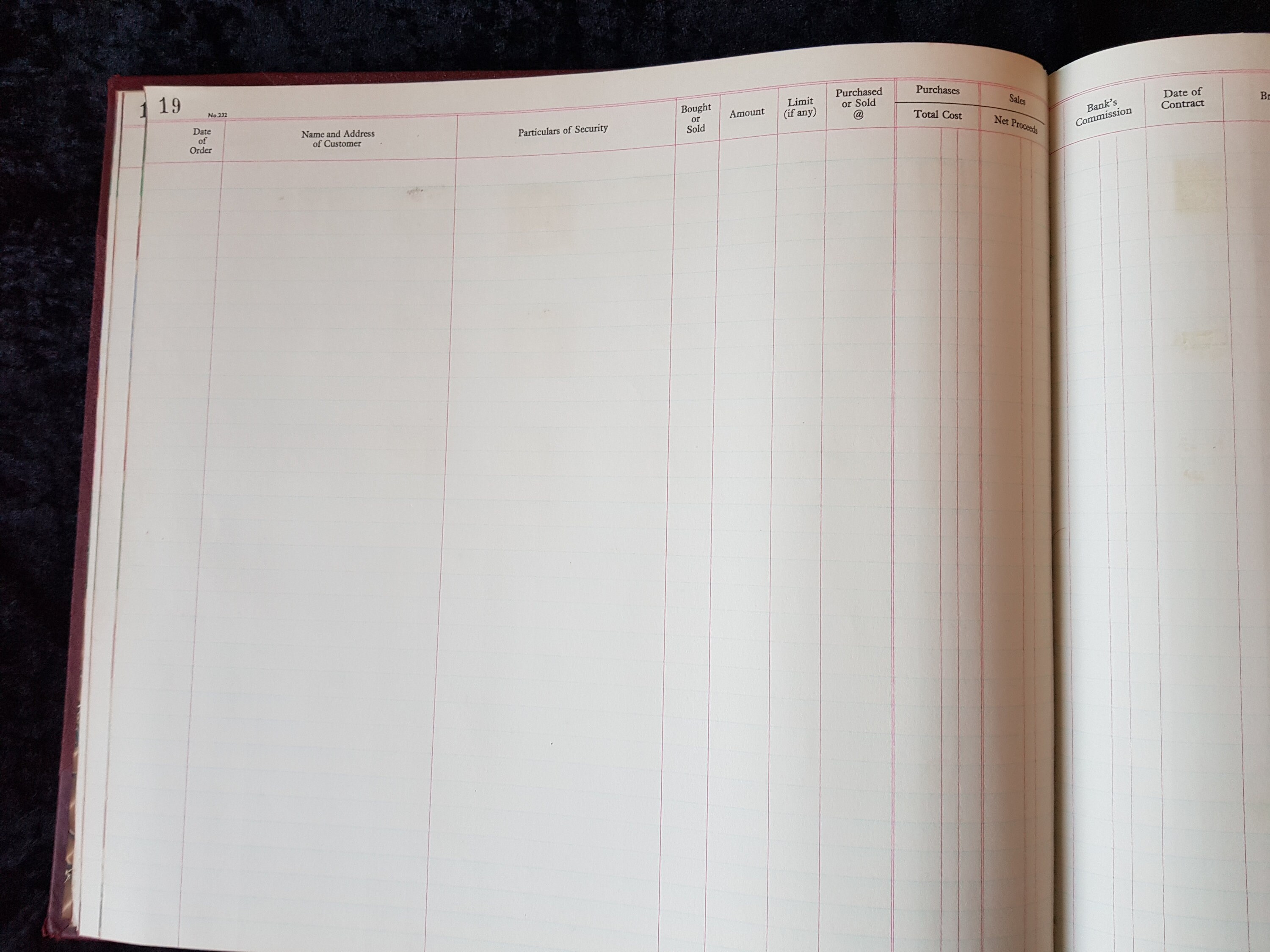 5 X Vintage Stocks & Shares Ledger Pages - Etsy