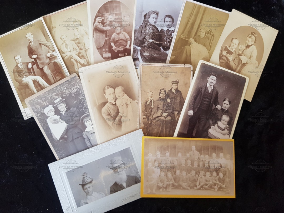 1 X Carte De Visits - Group Portraits - Etsy