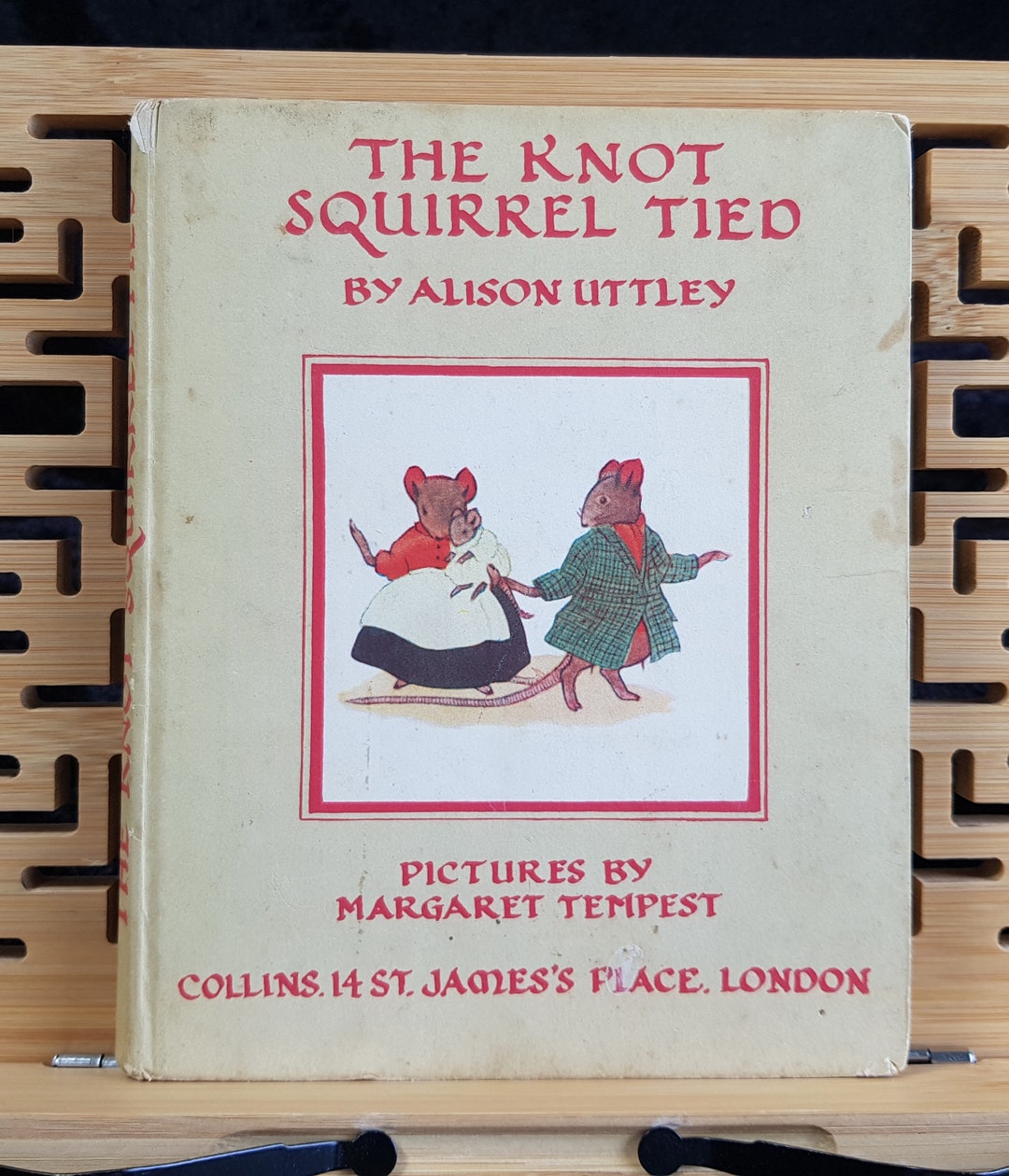 1952 the Knot Squirrel Tied by Alison Uttley, Illustrated by Margaret ...
