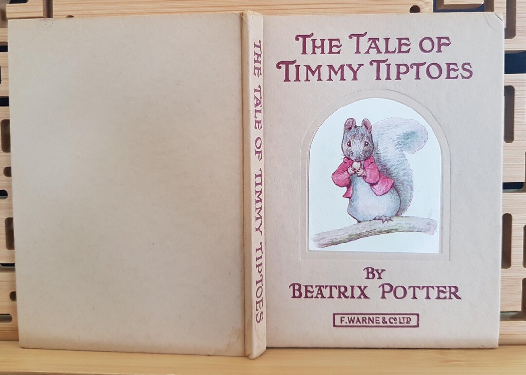 1966 the Tale of Timmy Tiptoes - Beatrix Potter - With Dust Jacket - Etsy