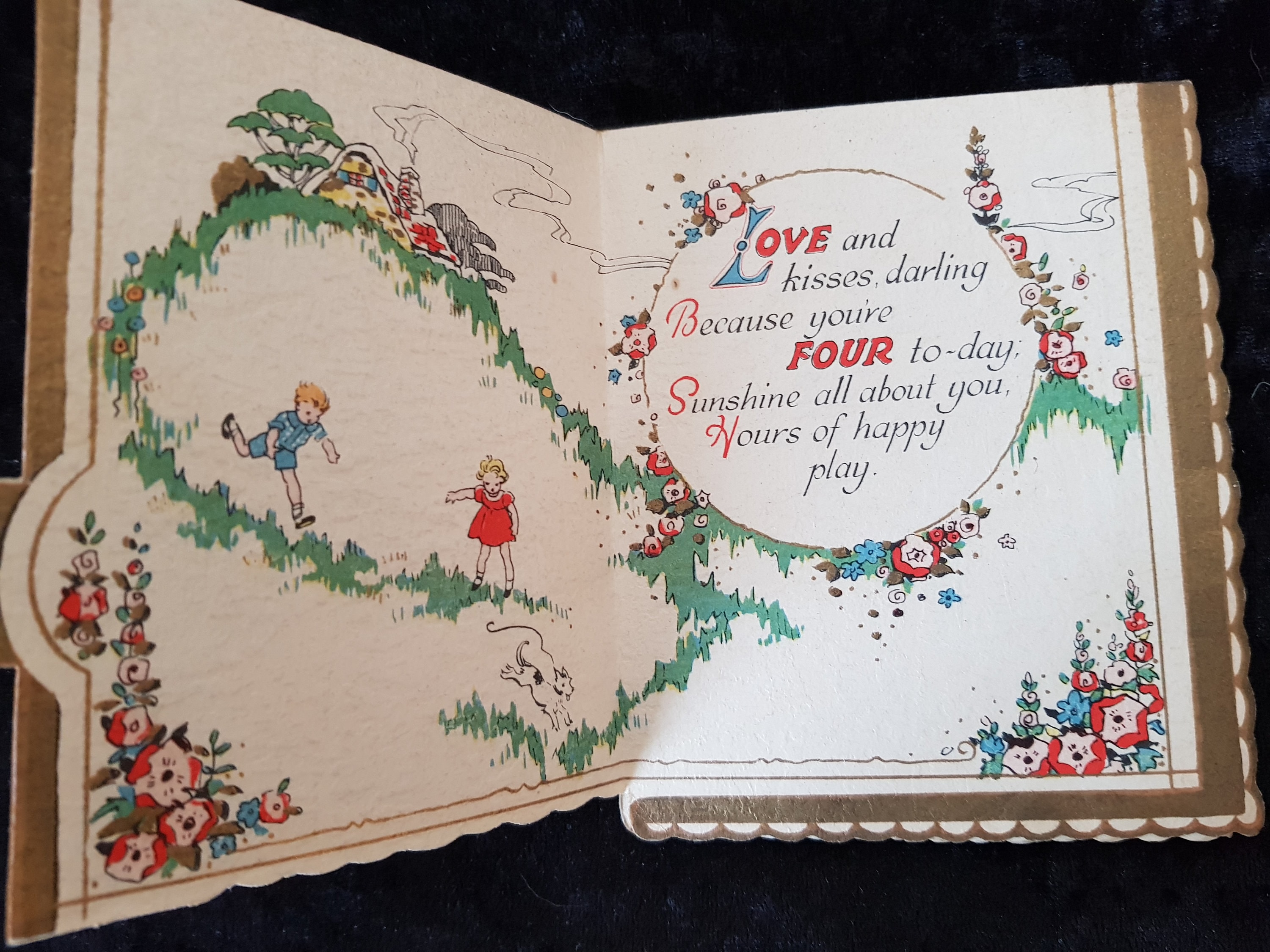 1 X Vintage Children's Greeting Cards Option - Etsy UK