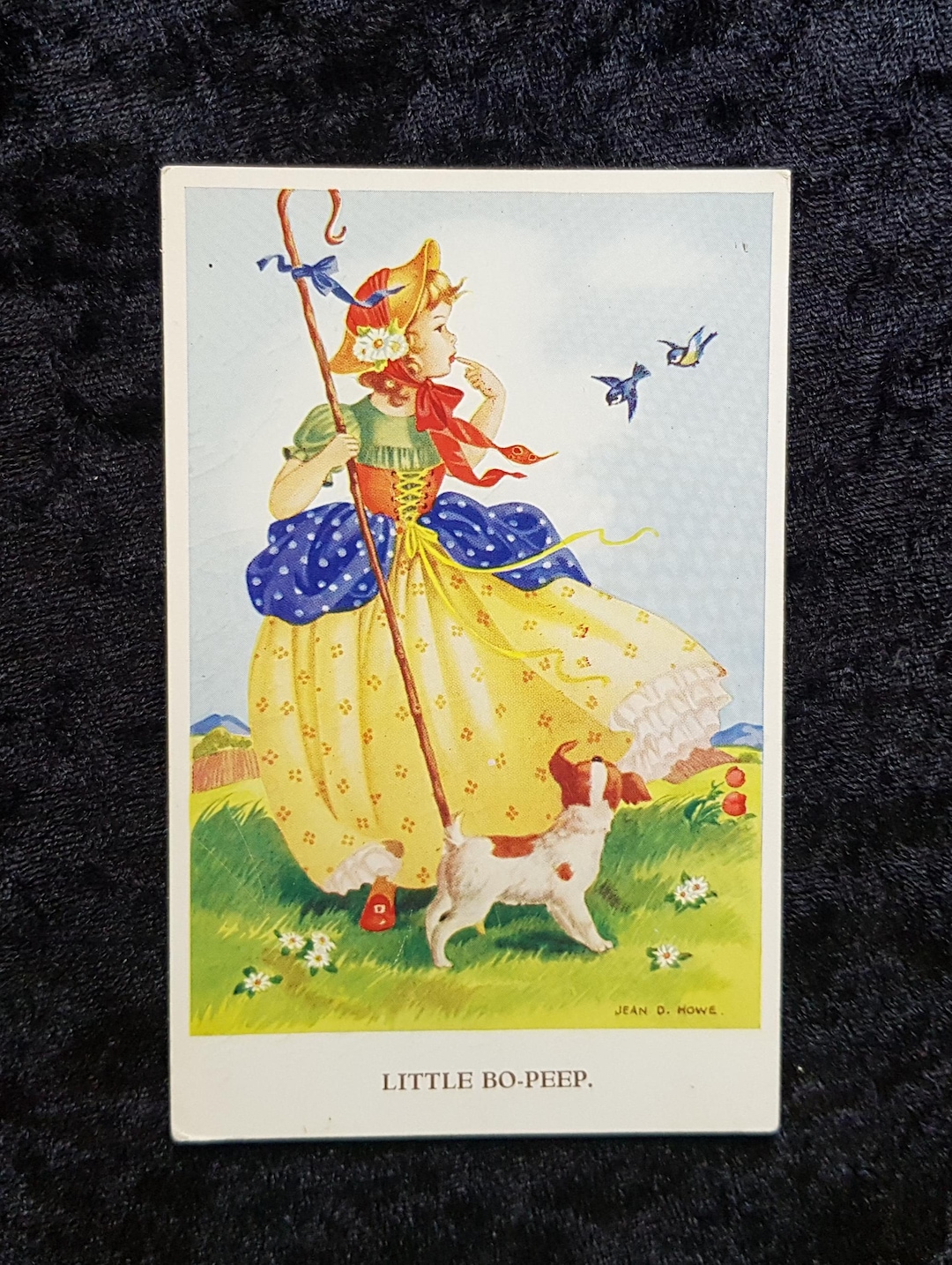 C.1950 Jean Howe Nursery Rhyme Series Postcard - Little Bo Peep - Publ ...