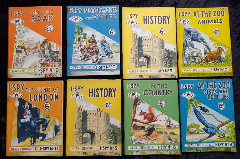 1950s I-spy Books Various Options - Etsy