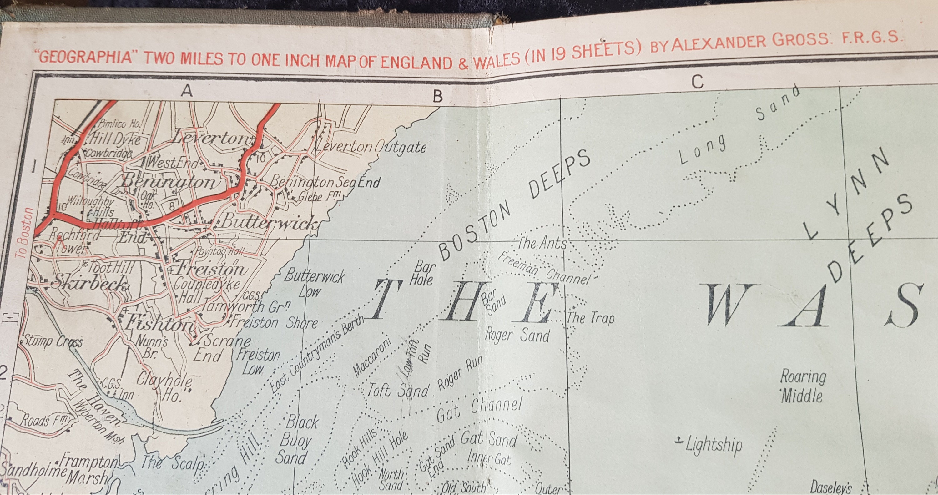 C.1930s Map of Norfolk/suffolk by Geographia - Etsy