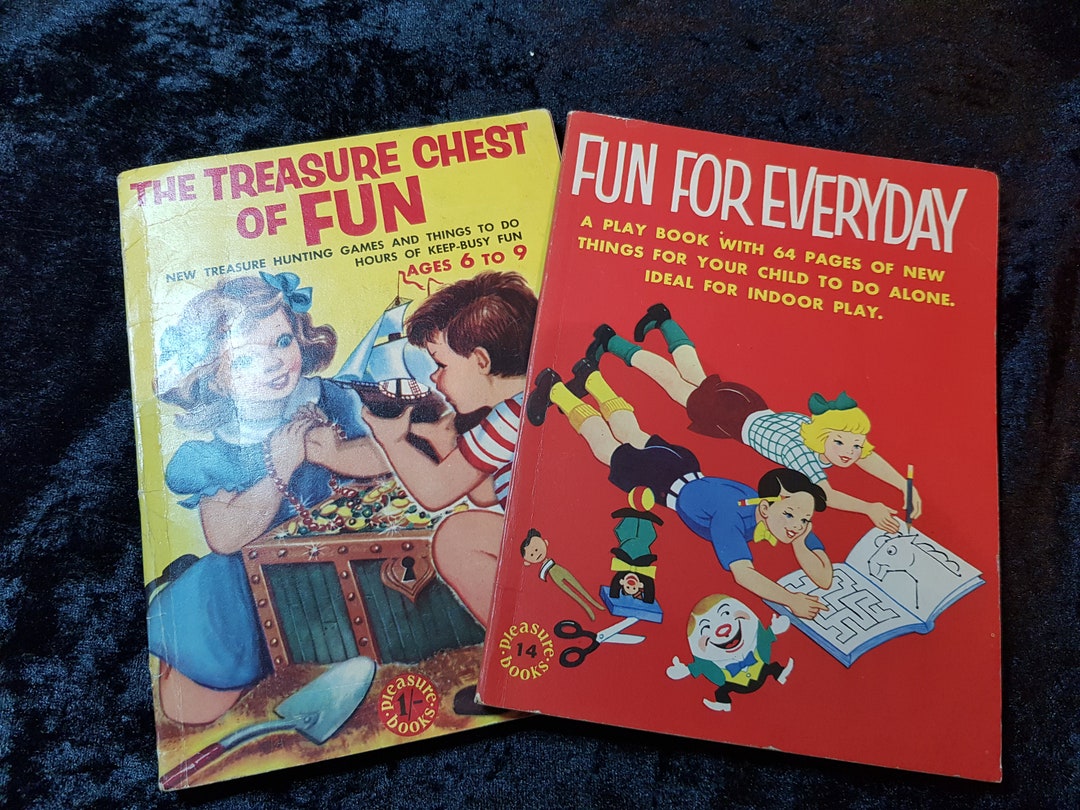 1950s Wonder Books - Treasure Chest of Fun - Etsy