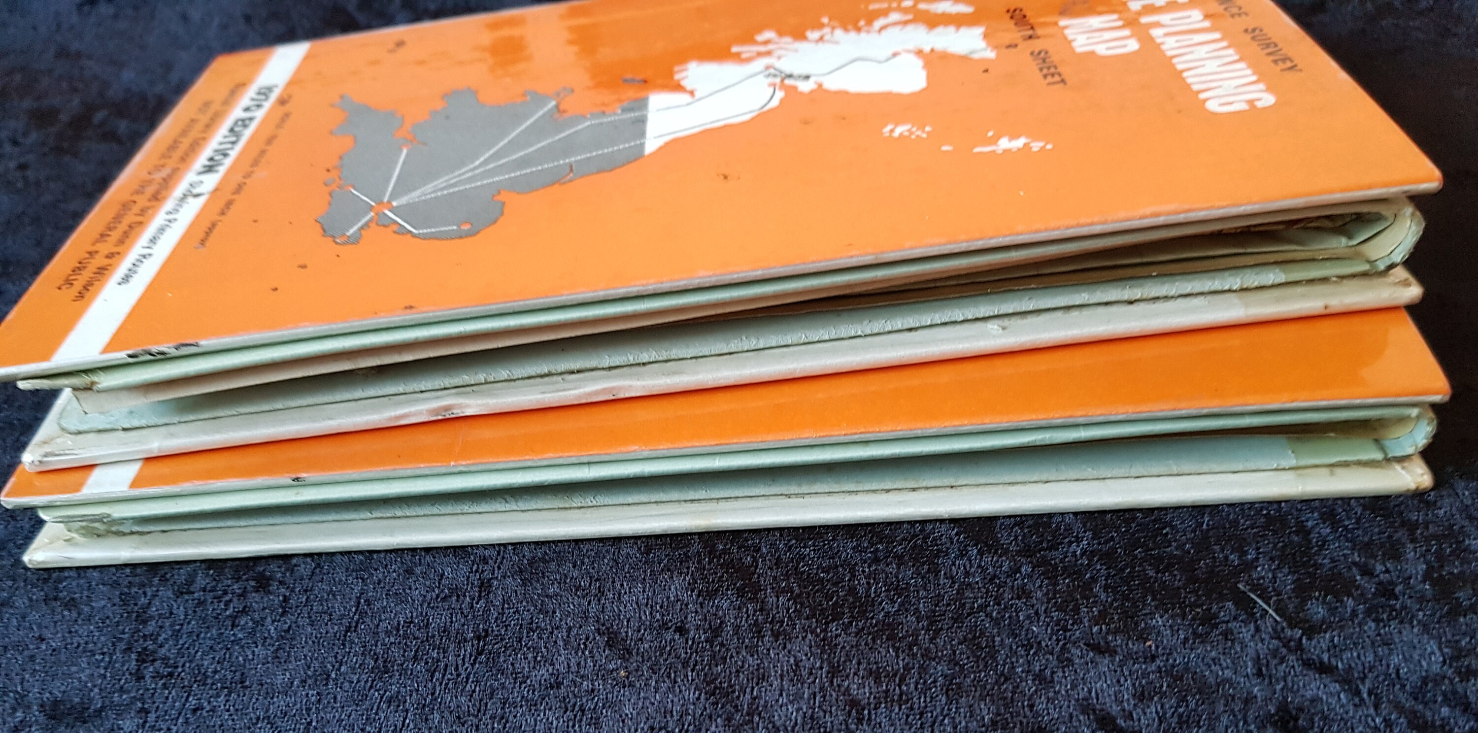 1970s Laminated Vintage Maps - Ordnance Survey - North/south UK - Etsy