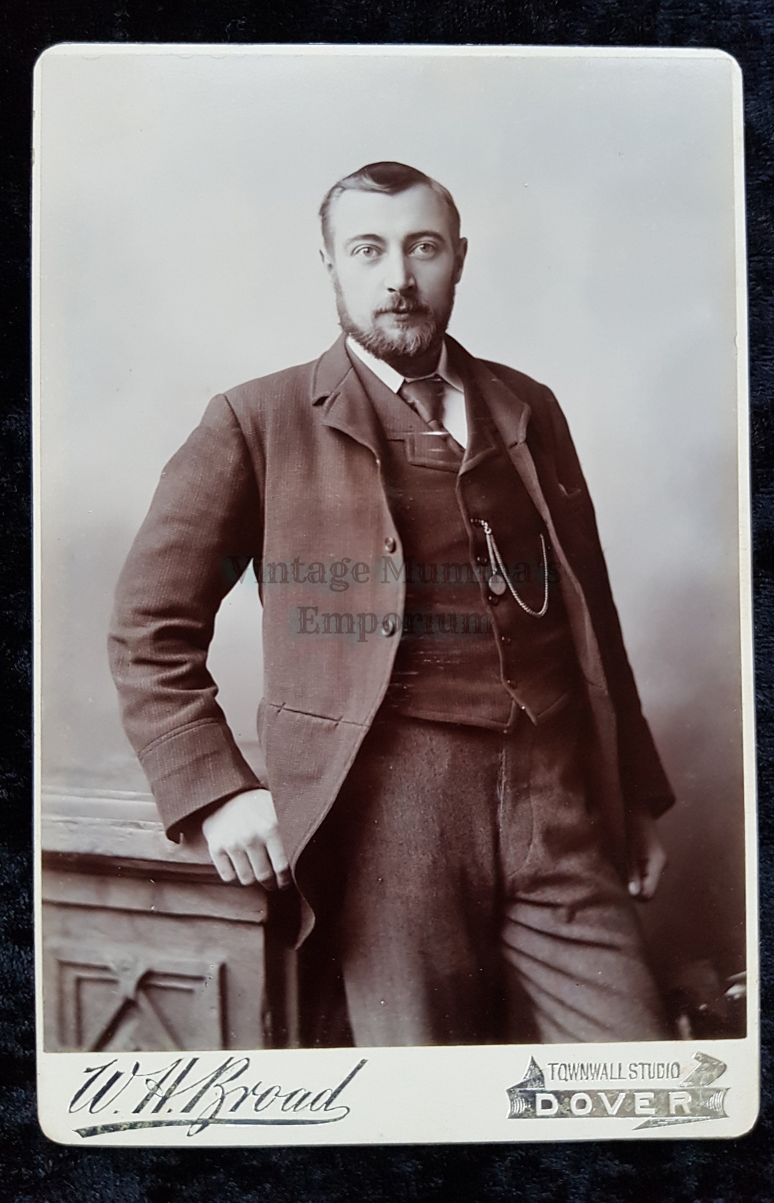 Cabinet Card in Original Sleeve - Etsy