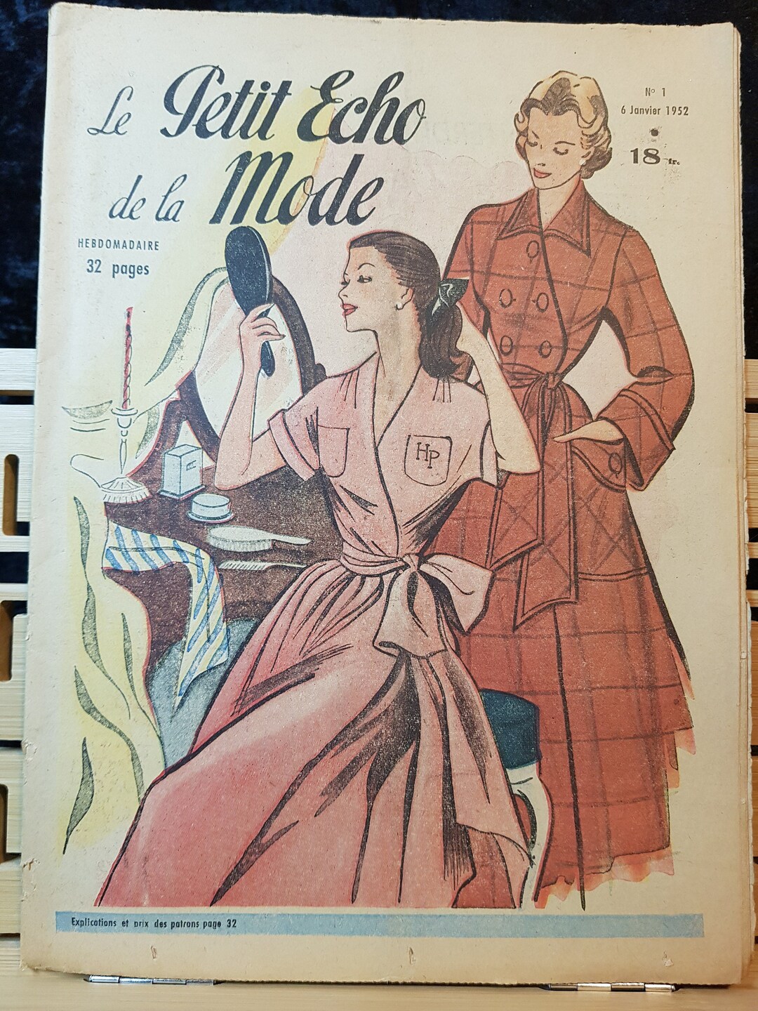 Le Petit Echo De La Mode 1950s Individual Editions - Etsy UK