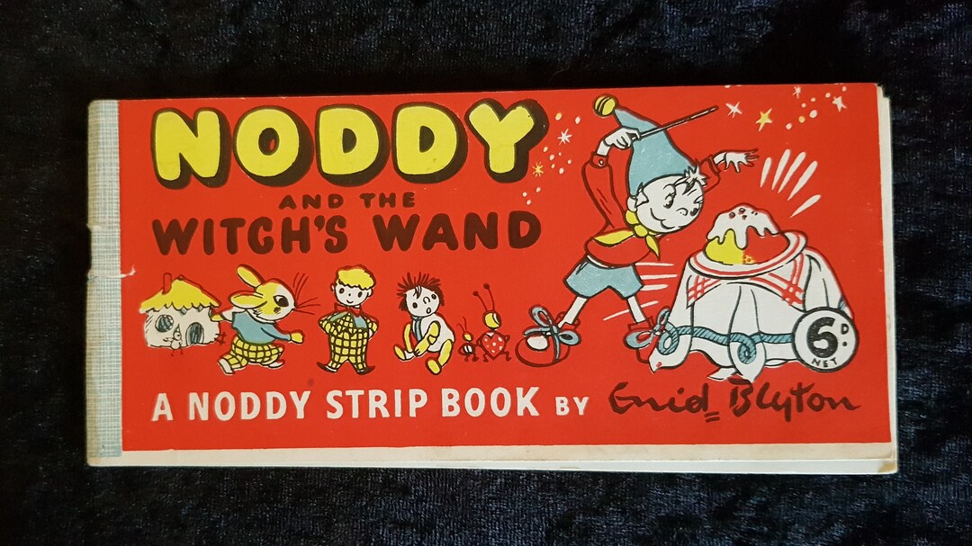 1952 Enid Blyton, Noddy and the Witch's Wand - Strip Book - Etsy
