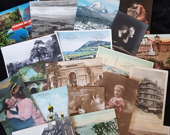 5 X Vintage Postcards/greetings Beauties Theme Random Selection - Etsy UK