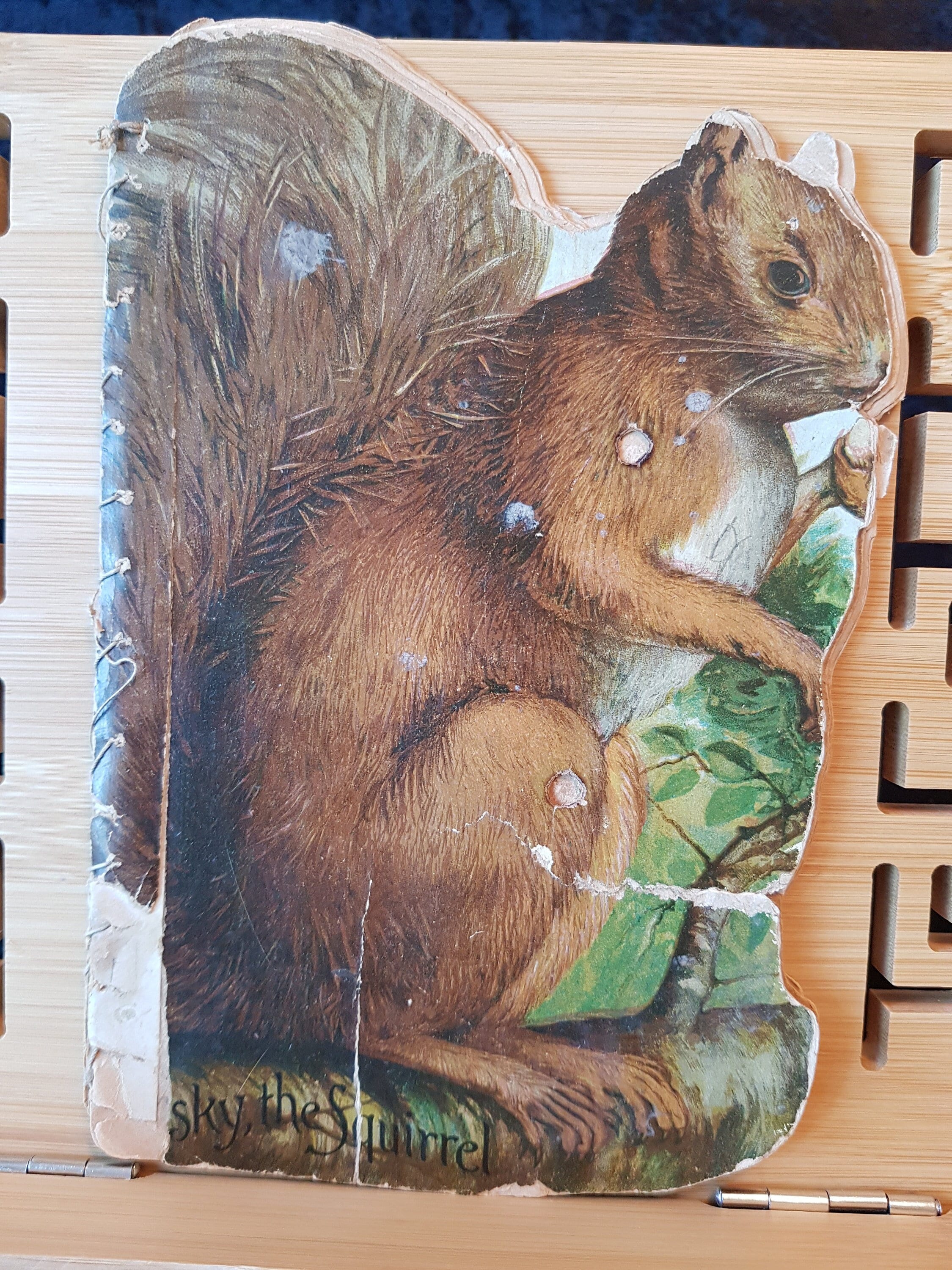 1890's Frisky the Squirrel Shaped Book - Etsy