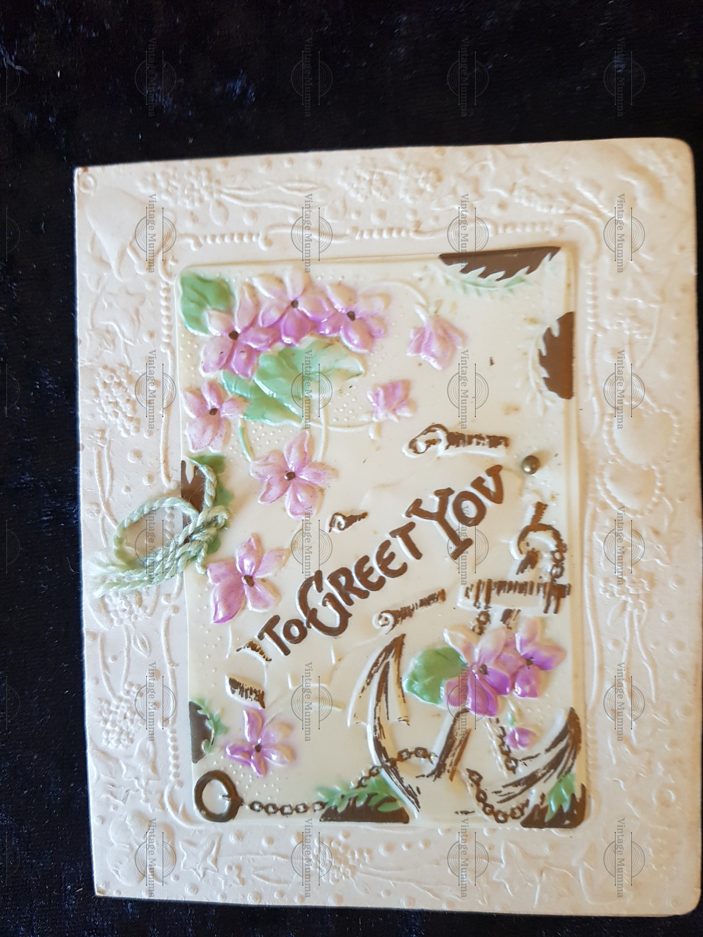 4 X Victorian Greetings Die Cut, Etc. - Etsy