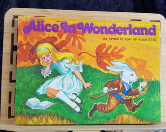 Alice's Adventures in Wonderland Hallmark Pop up Book, RARE 1970s HC ...