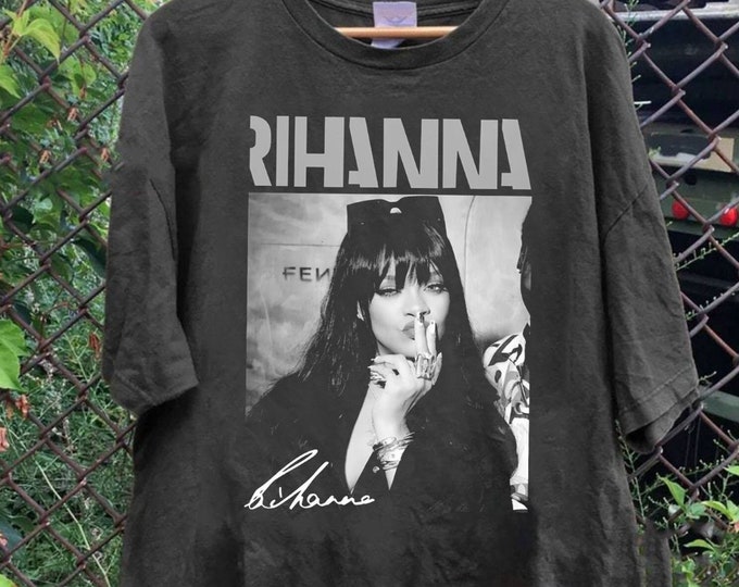 Rihanna 90s Retro Rap Tee Bootleg Rap Tee Vintage 90s Rap Tee Graphic ...