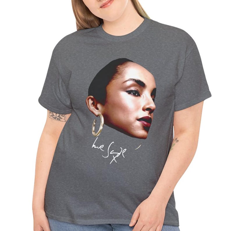 Vintage Sade Adu Print Graphic Cotton T-shirt, Sade Adu Unisex Tshirt ...