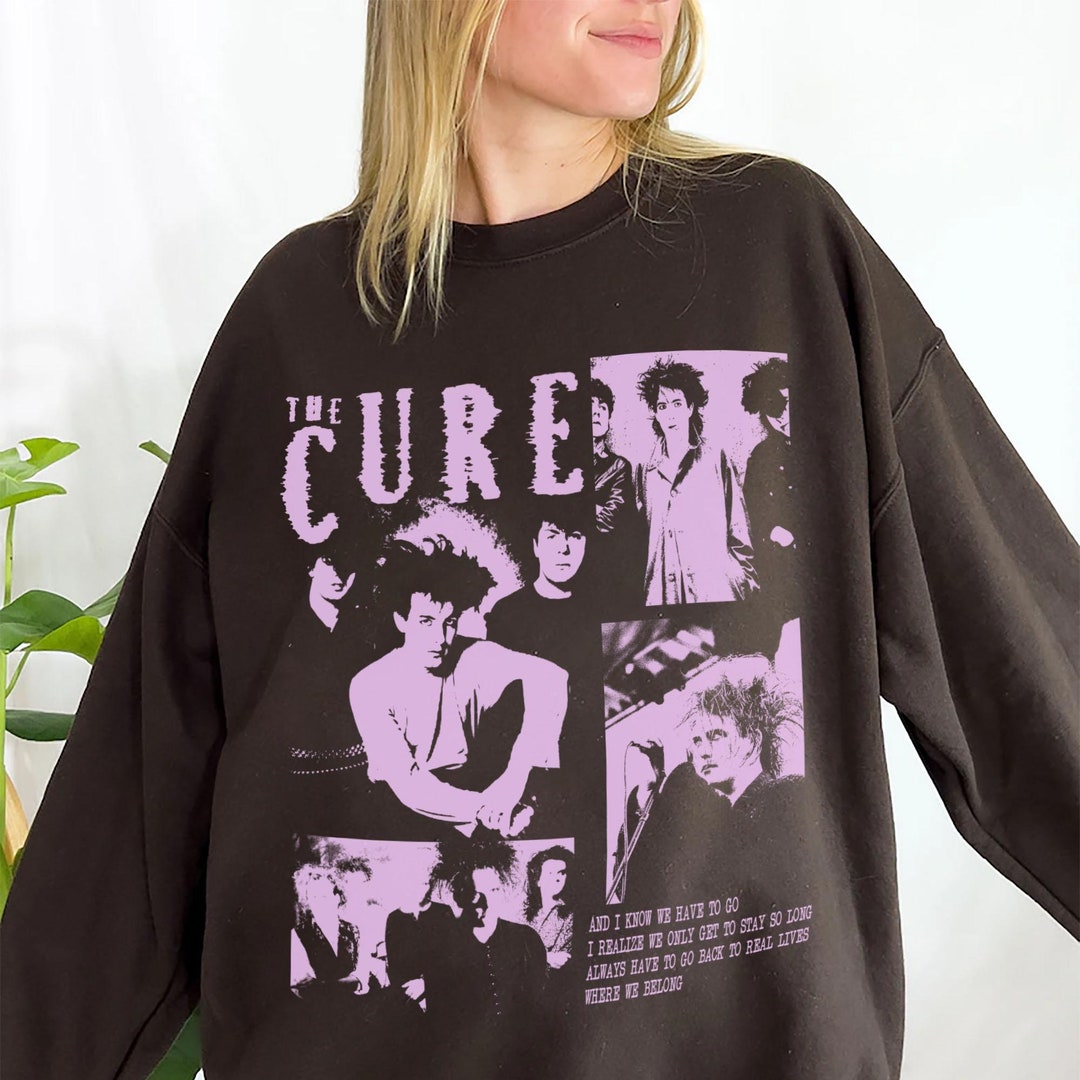 The Cure Band Sweatshirt, the Cure Guitar 90s Alt Indie Rock Merch, the ...