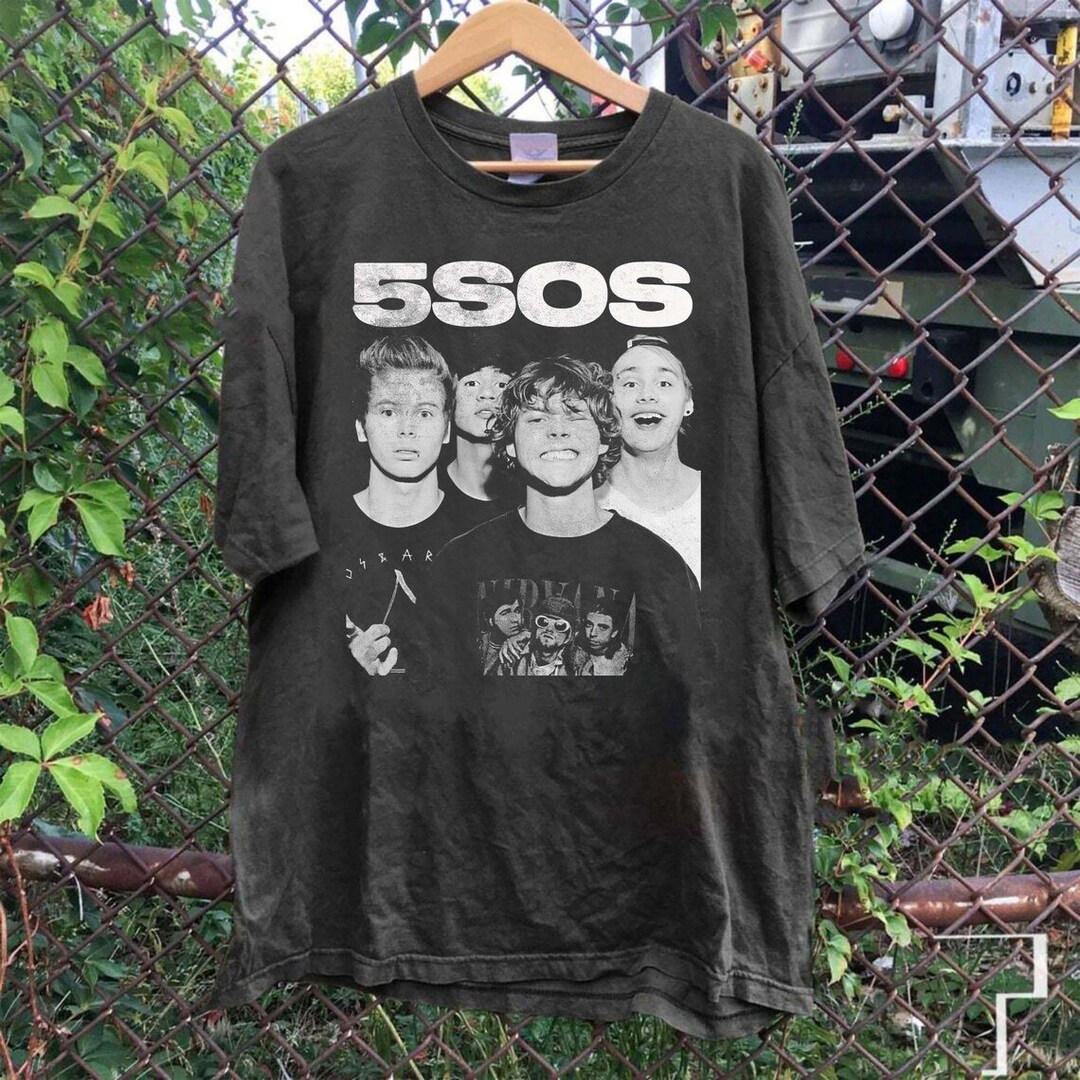 Vintage 5SOS Tshirt, 5 Seconds of Summer Shirt, 5SOS Shirt, 5SOS Merch ...