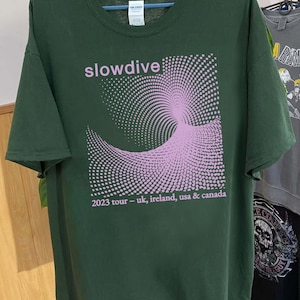 Slowdive Tour T-shirt, Slowdive Souvlaki Tee, Slowdive Band Gift ...