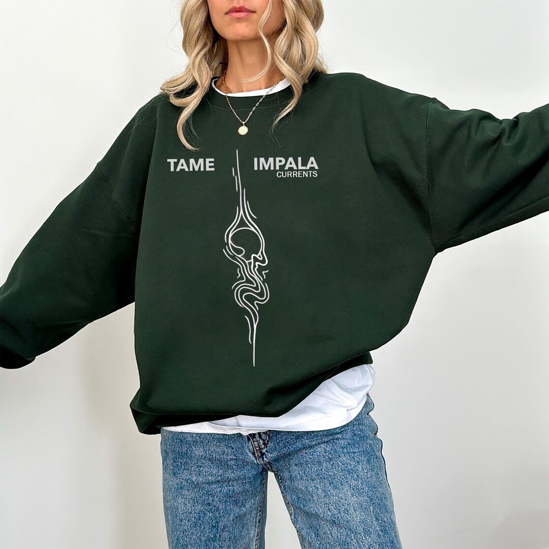 Tame Impala Currents Sweatshirt, Vintage Tame Impala Sweater, Tame ...