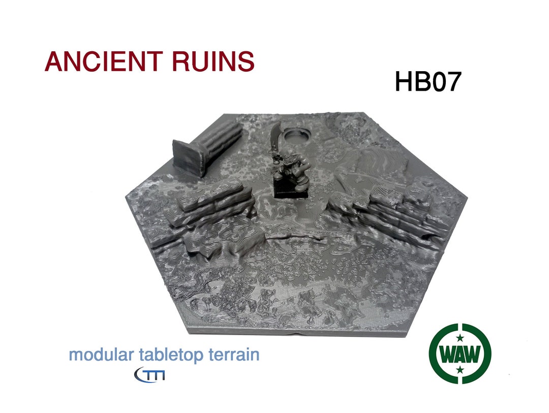 Ruins Tiles Modular Tabletop Terrain Terrain is Scale - Etsy