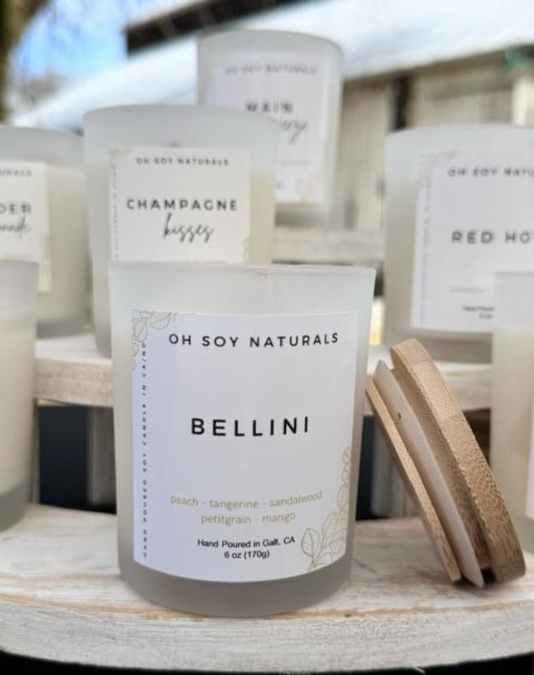 Soy Wax Candles- 6 0z /samplers/gifts/shower Gifts/thank You Gift/clean ...