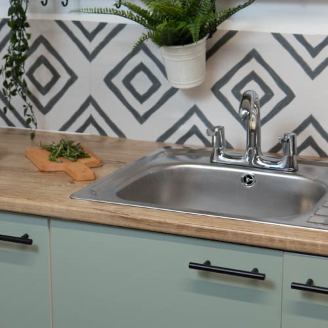 A4 SAMPLE Sage Green matt Dc Fix Self-adhesive Vinyl Kitchen - Etsy UK