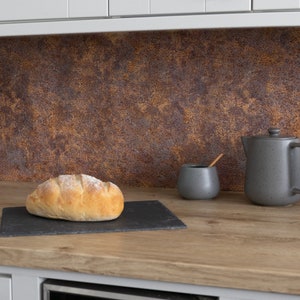 Rusty Stone 3D Waterproof Wallpaper for Kitchen Splashbacks (67.5cm X ...