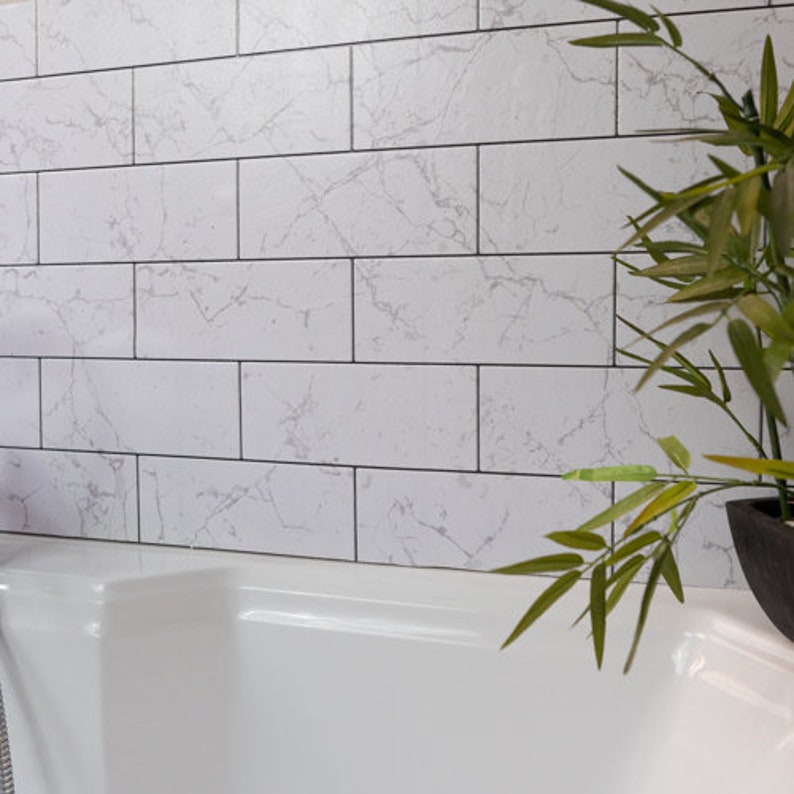 A4 SAMPLE Splendid Marble 3D Waterproof Wallpaper for Kitchen - Etsy UK